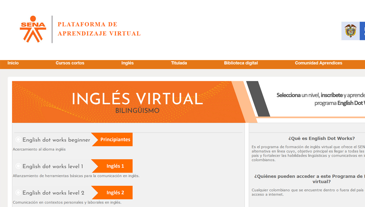 Cursos Inglés SENA 2022 - Virtuales y Gratis